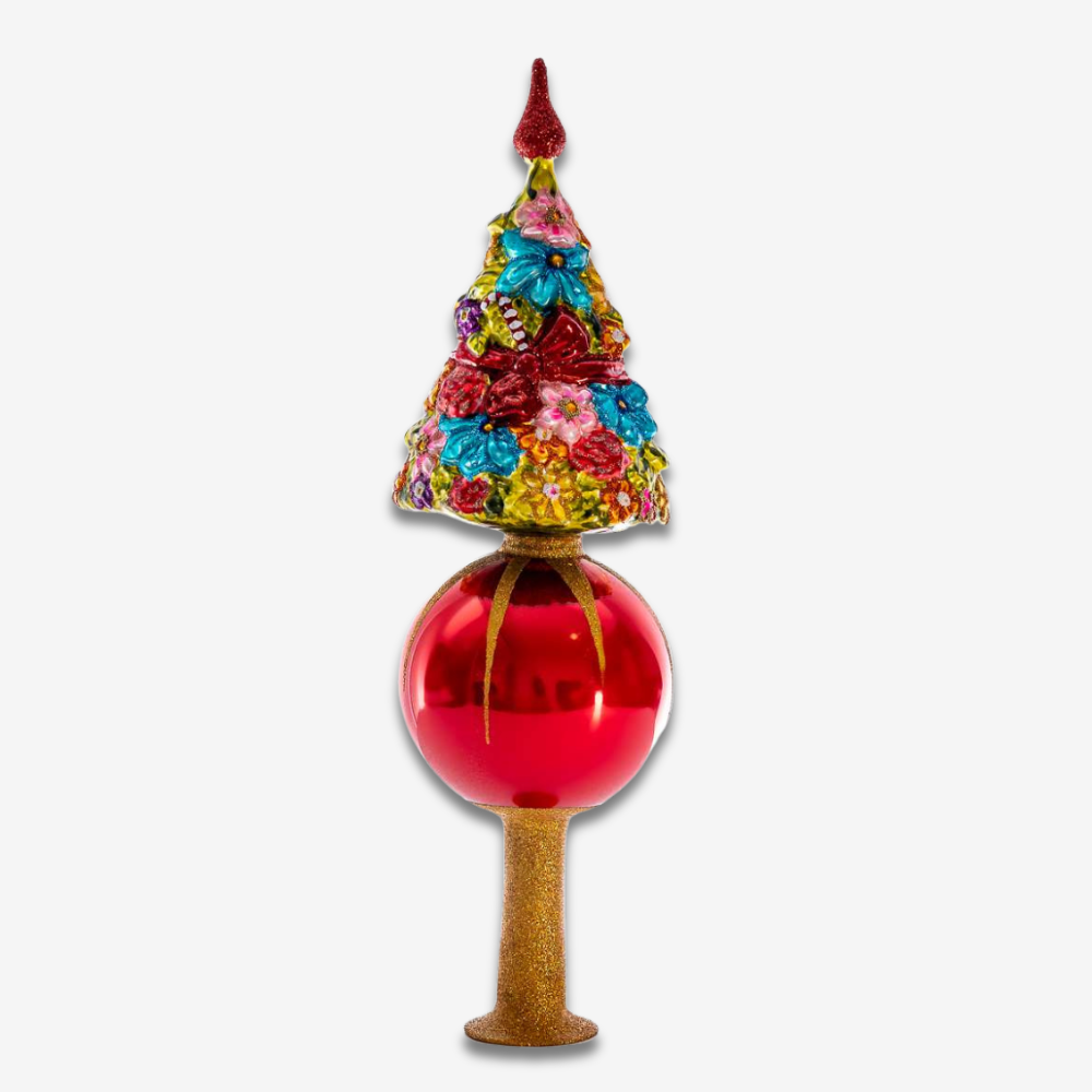 Flower Christmas Tree Tree Topper