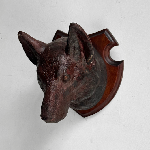 Antique Black Forest Carved Fox (F2404)