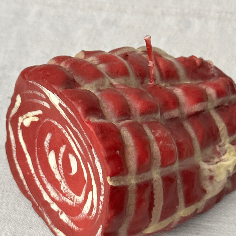 Capocollo Wrapped Ham Candle