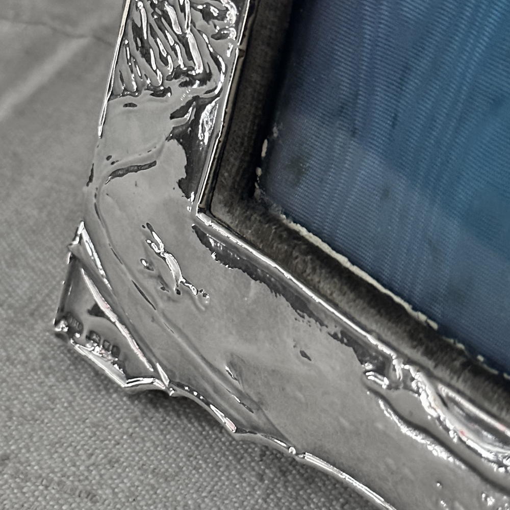 Antique English Sterling Silver Art Nouveau Picture Frame No. 4