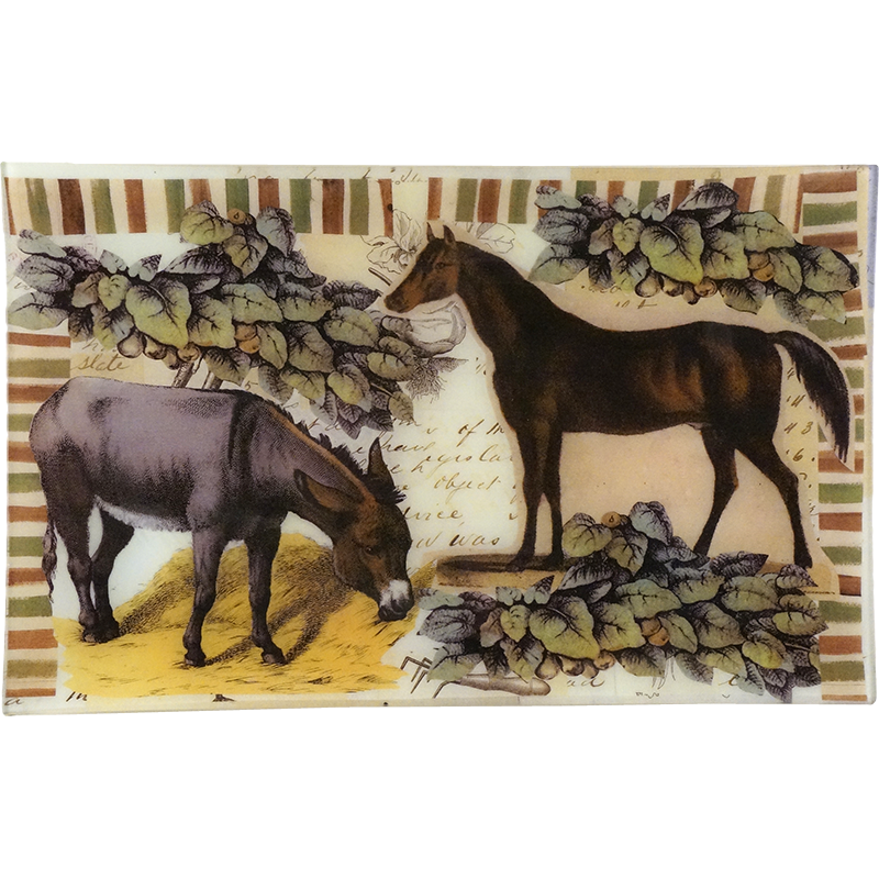Donkey & Horse (Collage)