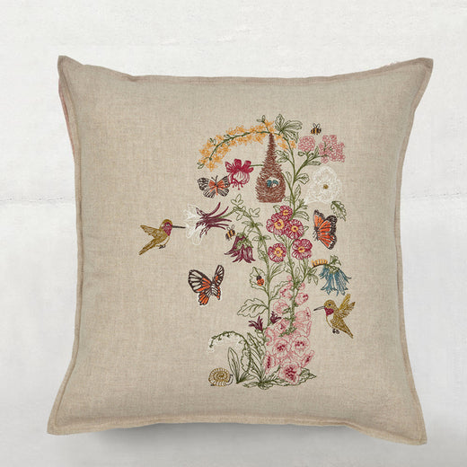 Hummingbird Vine Pillow