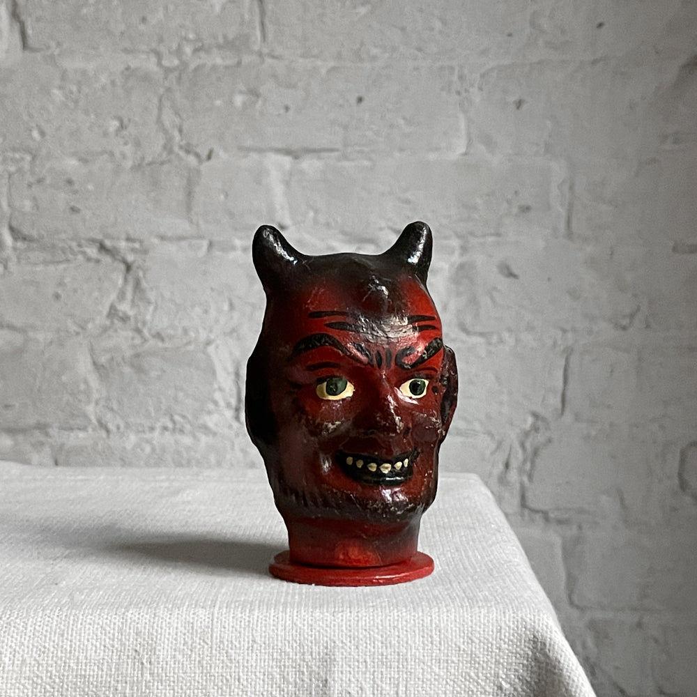 Halloween Papier Mâché Devil Head