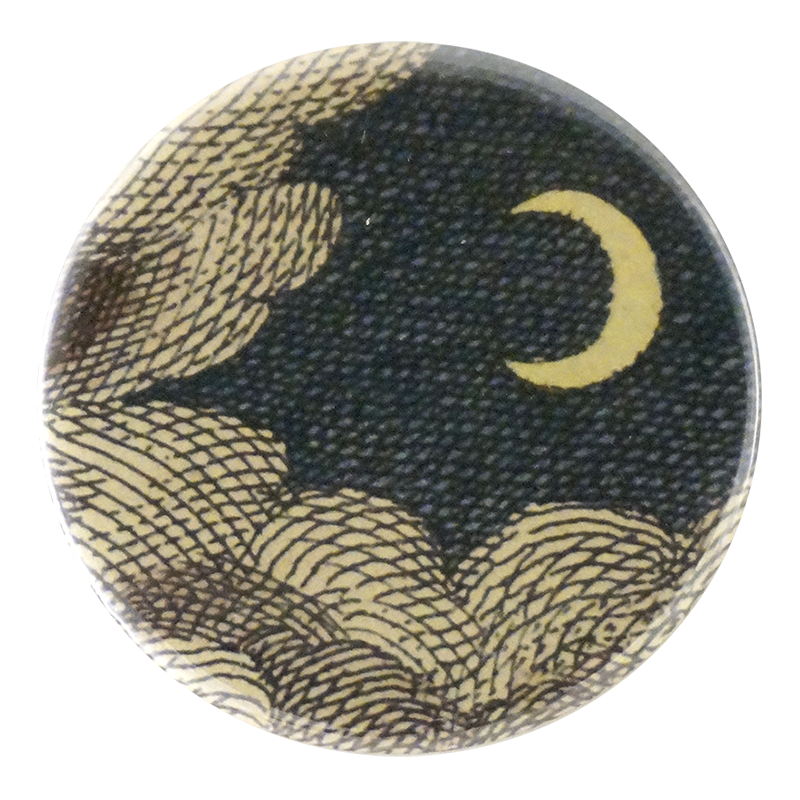 Clouds & Crescent Moon