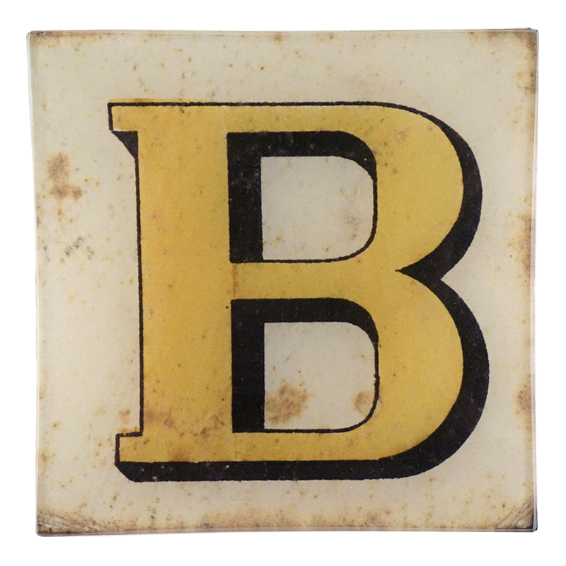 Block Letter B