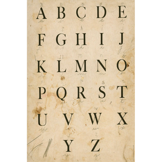 A to Z (Roll of 5 Sheets)